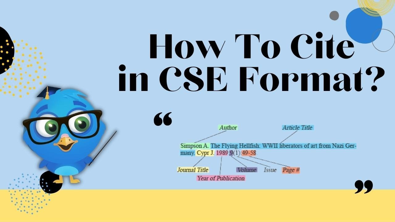How to Cite in CSE Format: Rules, Examples, and Helpful Tips