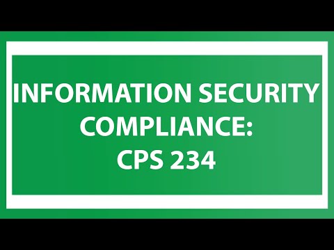 Information Security Compliance - CPS 234