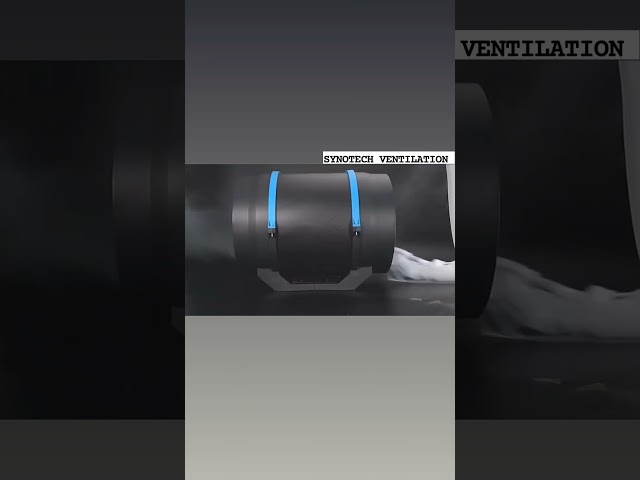 Mixed Flow Inline Fan - 150 mm Polypropylene Exhaust Fans Manufacturer ...