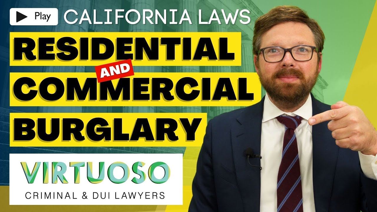 🔎 California Burglary Laws Explained: First vs. Second Degree Burglary