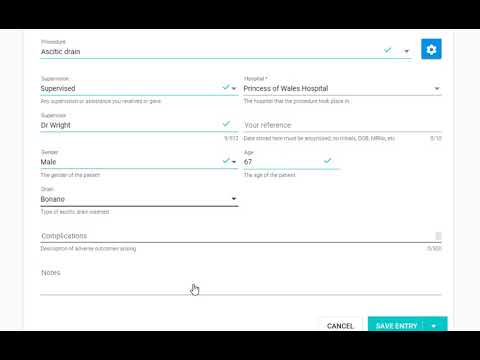 Adding a log entry