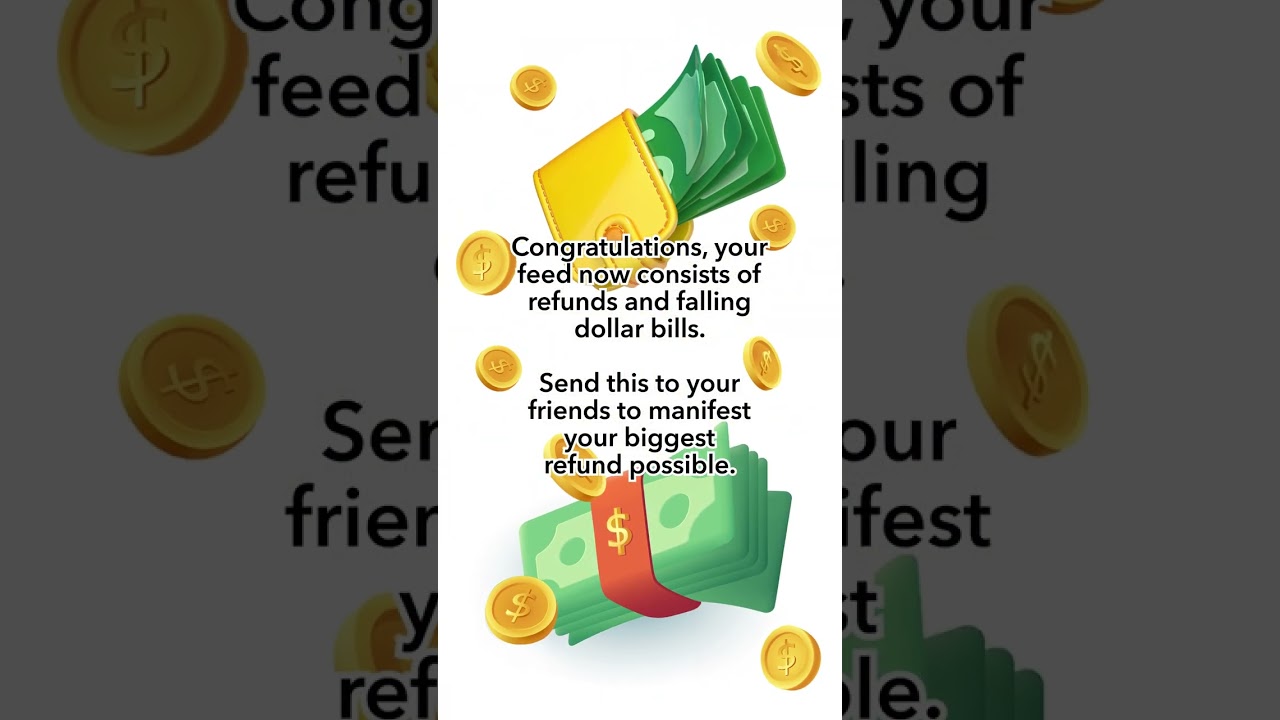 Welcome to the “get money” side of the algorithm. #TaxRefund #Taxes
