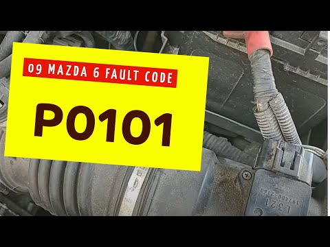 Code P0101 Mazda 6, How to Clean Mass Air Flow Sensor