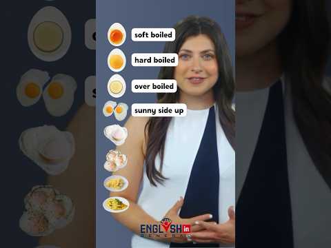 Egg Vocabulary in English