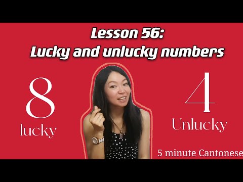 Cantonese Lesson 56: lucky and unlucky number #learncantonese #Chineseculture