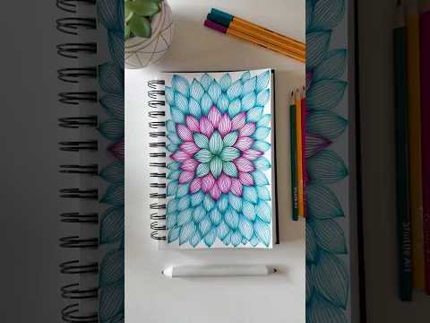 🌼Flower🌺 doodle 🌸for your sketchbook #zentangleart #doodleart #zendoodling #zendoodleart #doodle