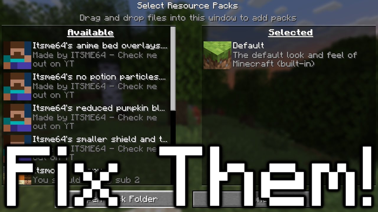 How To Fix Any Issues With Your Minecraft Java Edition Resource Packs