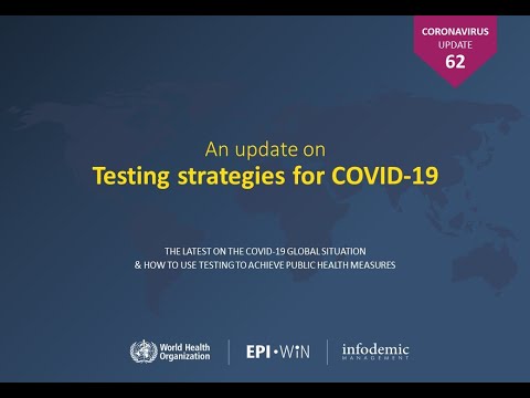 A Discussion with Civil Society Organizations on SARS-CoV-2 testing