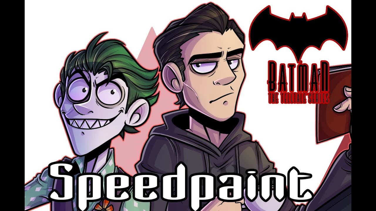Bruce and John - Telltale Batman speedpaint