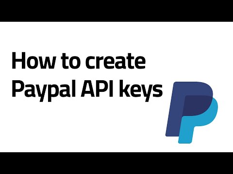 How to create Paypal API keys