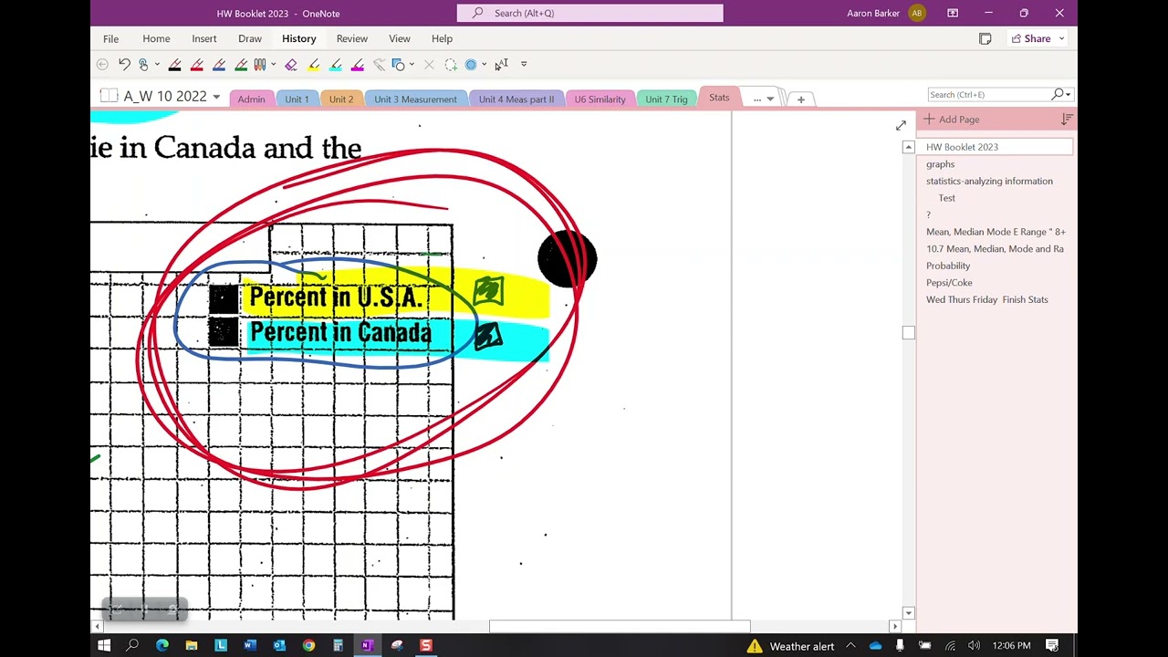 Stats Lesson 3 Double Bar graphs