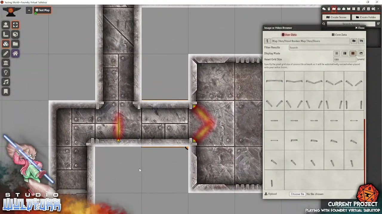 Testing Map Tiles in FoundryVTT