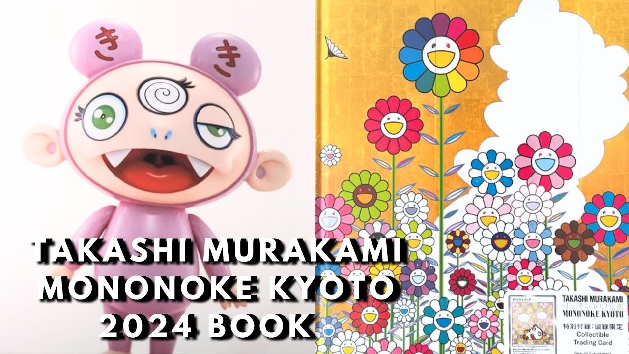 TAKASHI MURAKAMI MONONOKE KYOTO JAPAN 2024 BOOK FLIP THROUGH