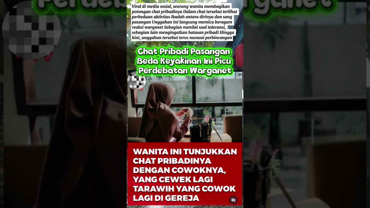 🔥 Chat Pribadi Pasangan Beda Keyakinan Ini Picu Perdebatan Warganet