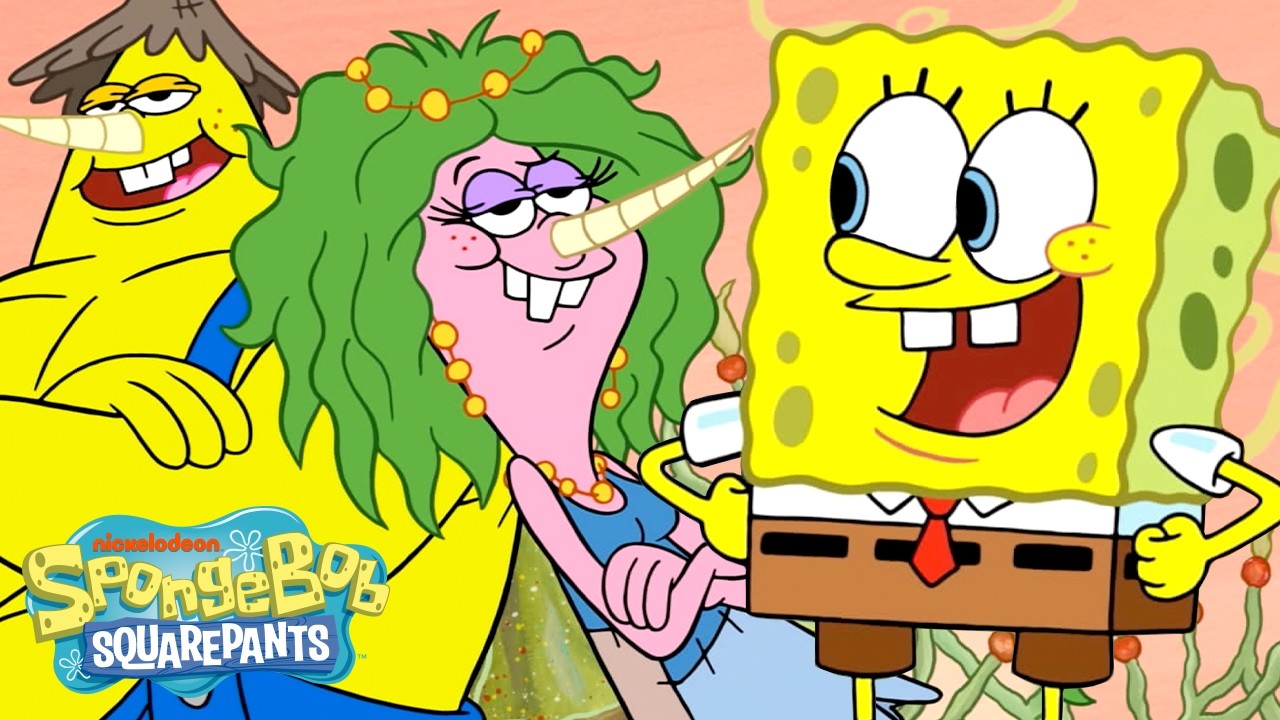 SpongeBob’s Wild Trip to Bikini Holler 🤠 | Full Scene | SpongeBob