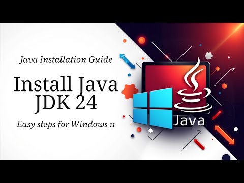 How to Install Java JDK 24 in Windows 11