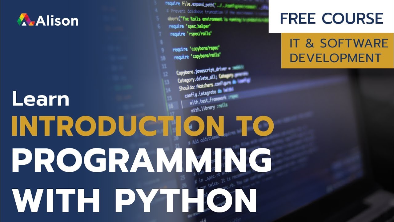 Introduction to Programming with Python- Alison Free Online Course Preview