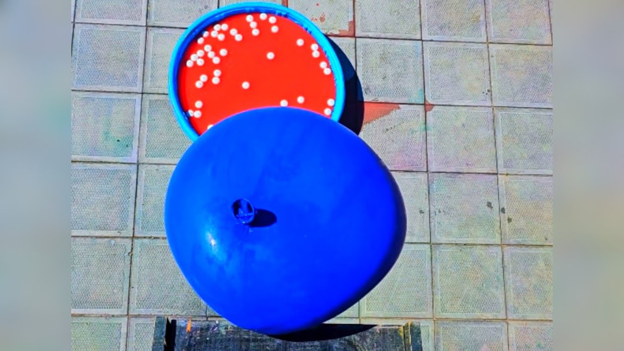 🎈Breaking Glass Bottles and Balloon Drops! Crushing Crunchy & Soft Things!🔥