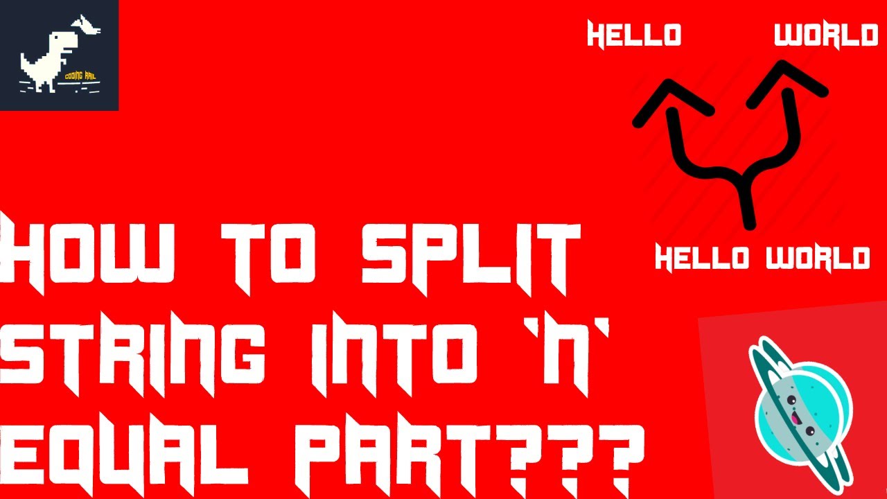 #3: How To Split String Into 