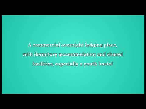 Hostel Meaning
