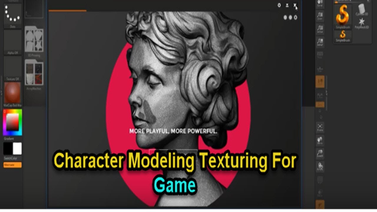 Character Modeling Texturing For Game