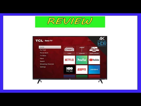 TCL 50S425 50 inch 4K Smart LED ROKU TV Review