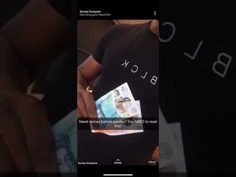 Fraudlent snapchat ad BEWARE SCAM