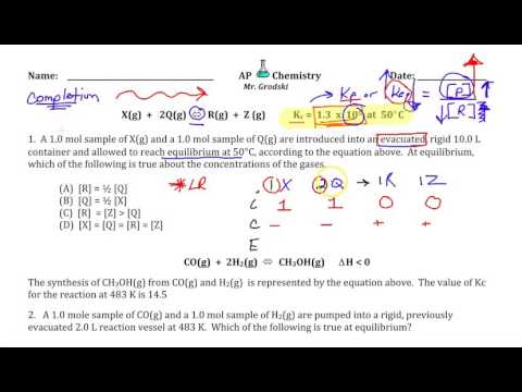 AP Chemistry - Limiting Reagent Practice