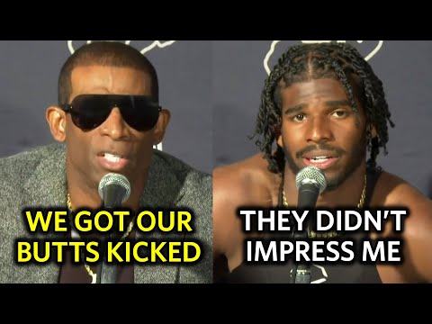 Full Postgame Interviews: Deion & Shedeur Sanders