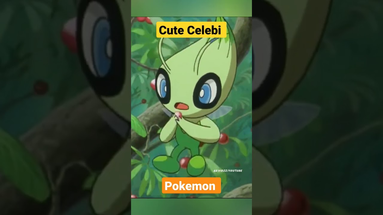 Celebi Pokemon #pokemon #cute #shorts  #animation #asvidzz