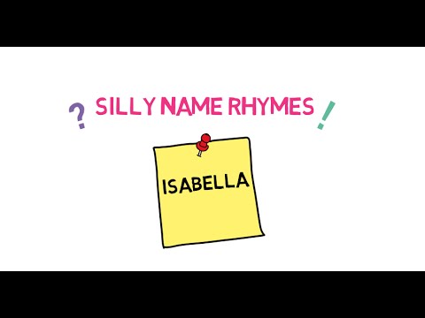 Silly Name Rhymes - Isabella