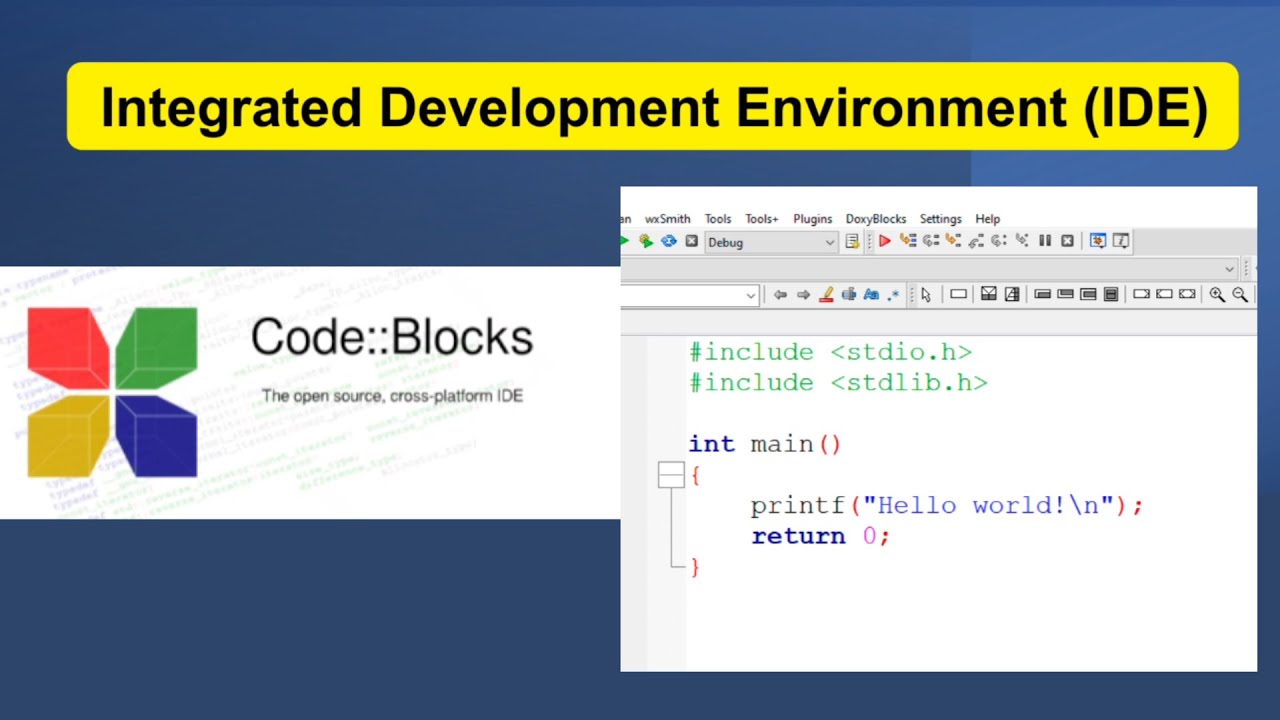 Download and Install CodeBlocks  | First C Program | Hello World