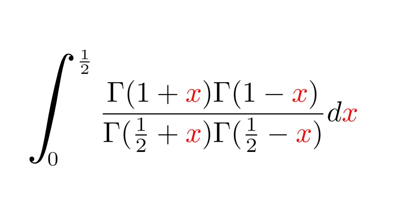 Some fun integration with gamma functions