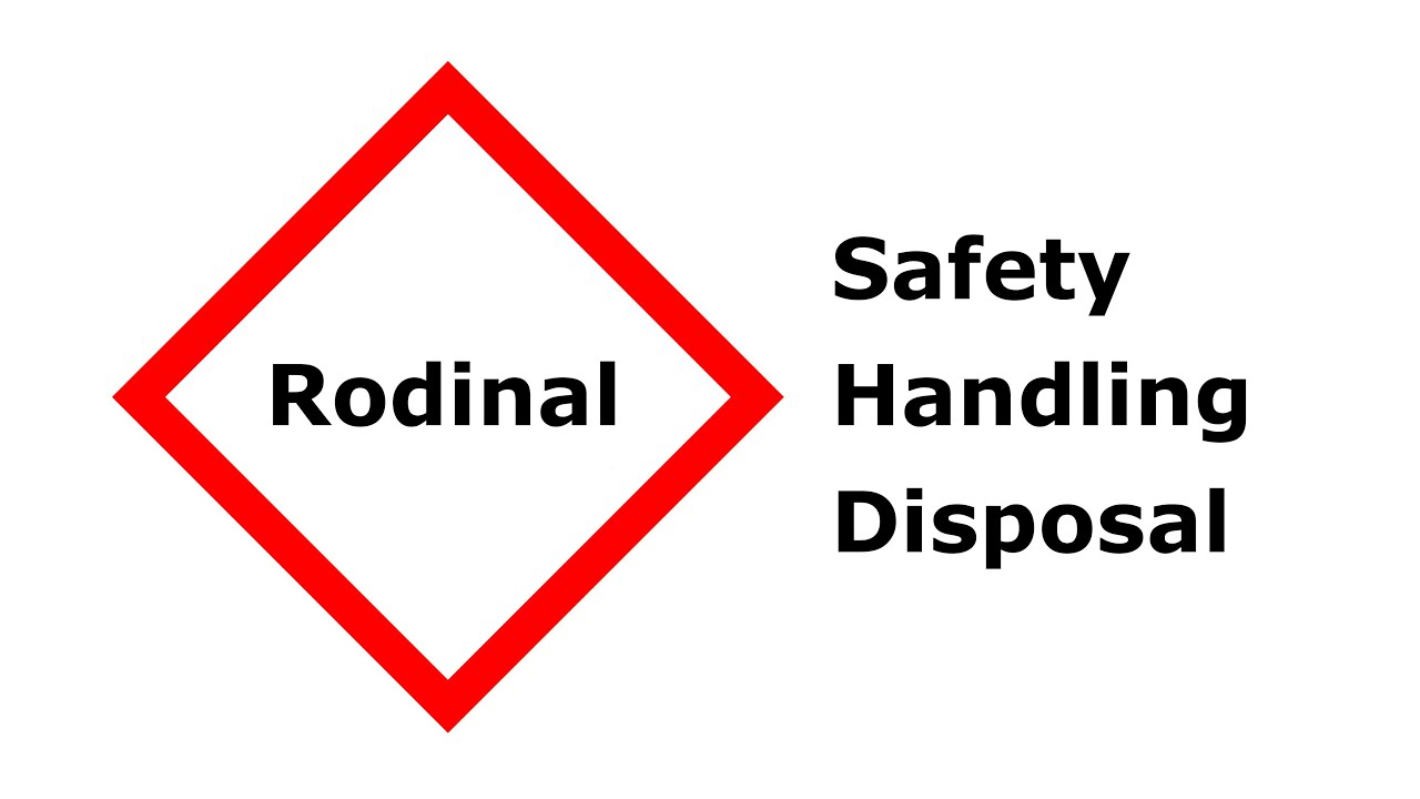 Rodinal: Safety, Handling, Disposal