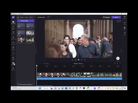 #716 ClipChamp Focus on the timeline