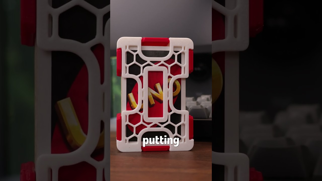 This Card Holder is Even MORE Useful Because... #uno #3dprinting #cards