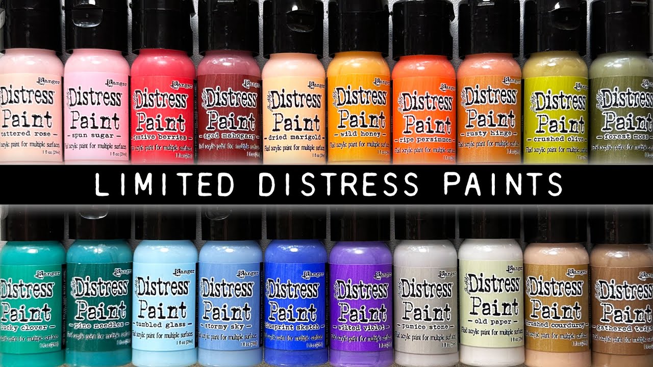 Tim Holtz Limited Distress Paints + Storage Tin