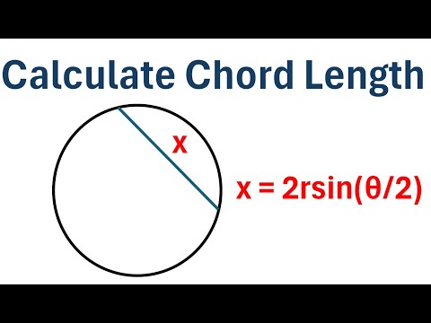 How to Calculate Chord Length in a Circle