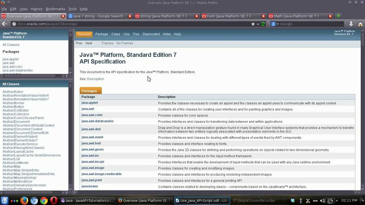 How to use the Java API (Java Programming Part 3)