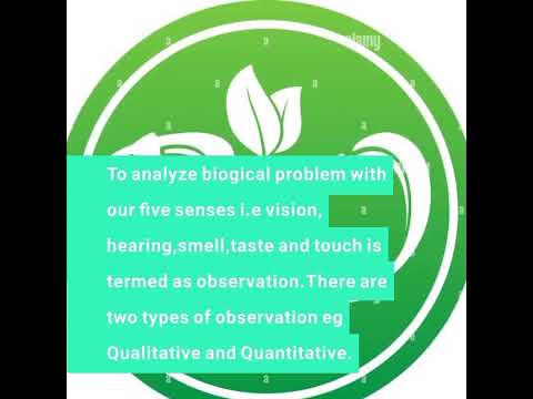 what is an observation?#science #biology #observation