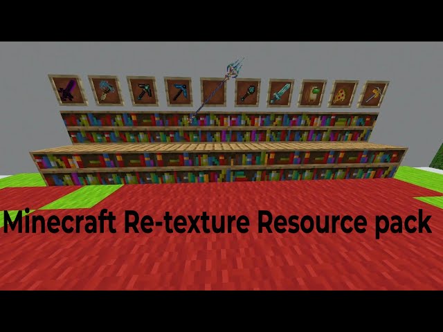 Retextured items and weapons Minecraft Texture Pack