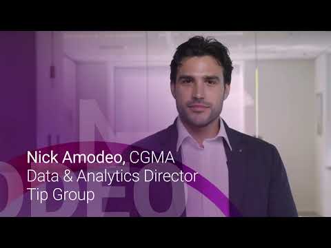 How CGMA helped my career – Nick Amodeo, Data Analytics Director, Tip Group
