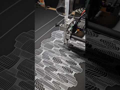 Pen Plotter Art: The Structure #art
