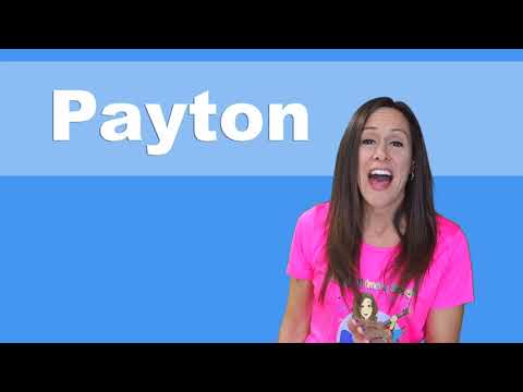 Learn to Spell Payton Toddler Song | Learn to Talk with Patty Shukla