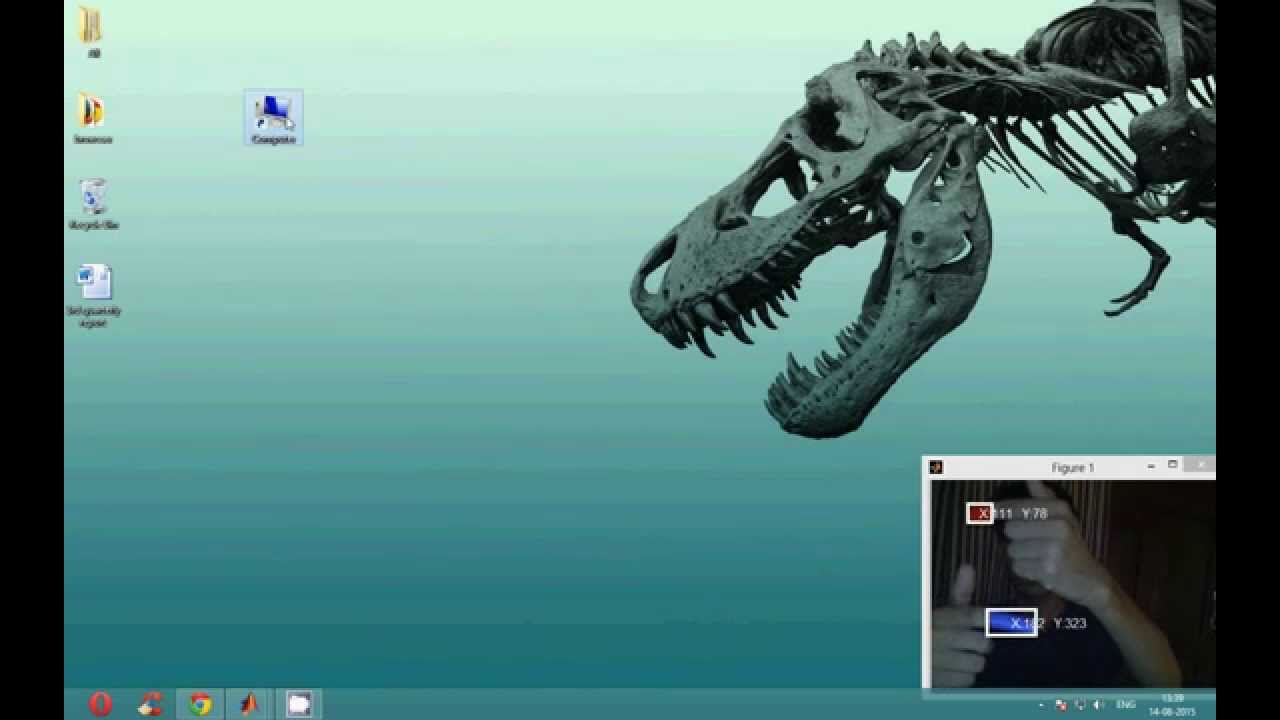 Mouse Pointer Control using MATLAB and Image Processing.