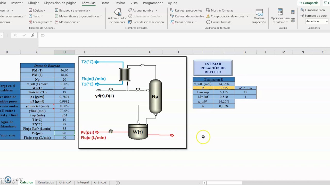 Tutorial Destilación Batch