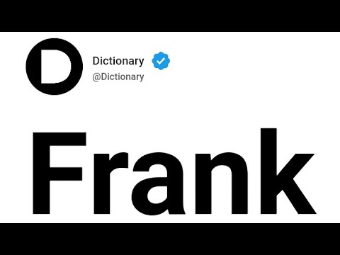 Frank Meaning In English