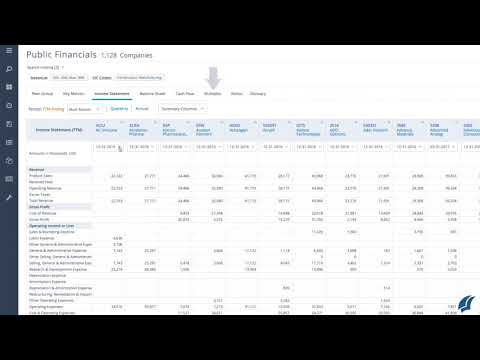 Finding Public Company Comparables