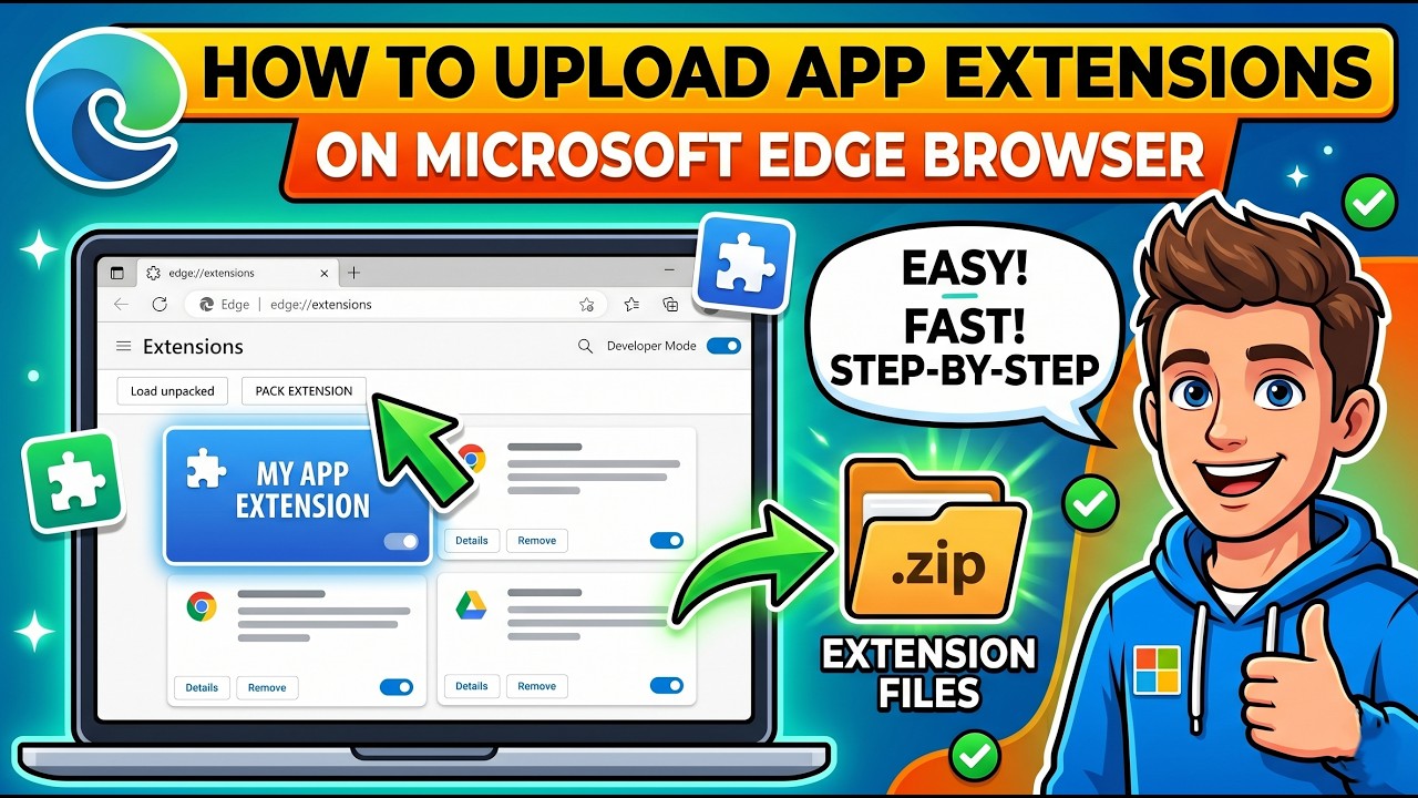 How to Manually Upload Extensions to Microsoft Edge (2026)