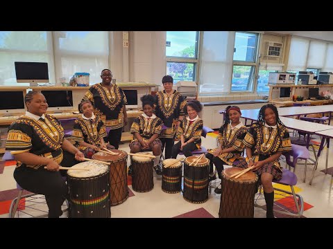 The Rhymer's Corner: S2E3 Guests, Amelia Earhart’s STEAM Elementary Girls Djembe Drummers.